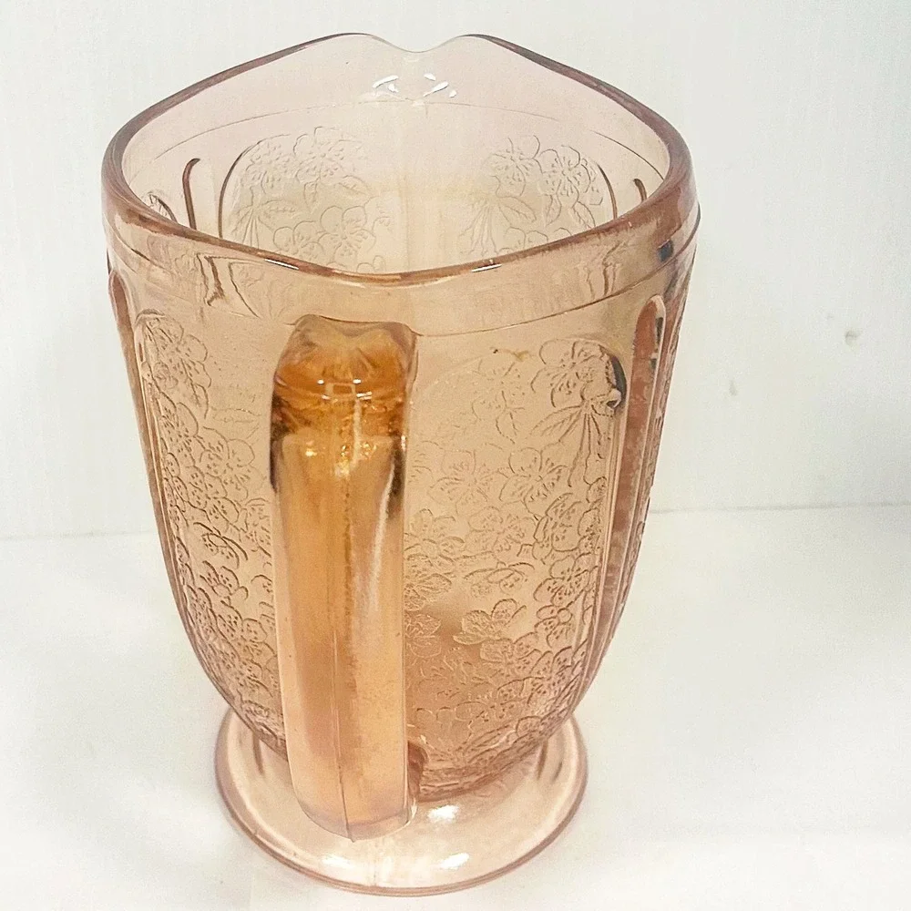 Jeannette Glass | Dining | Vintage Jeanette Pink Depression Glass ...